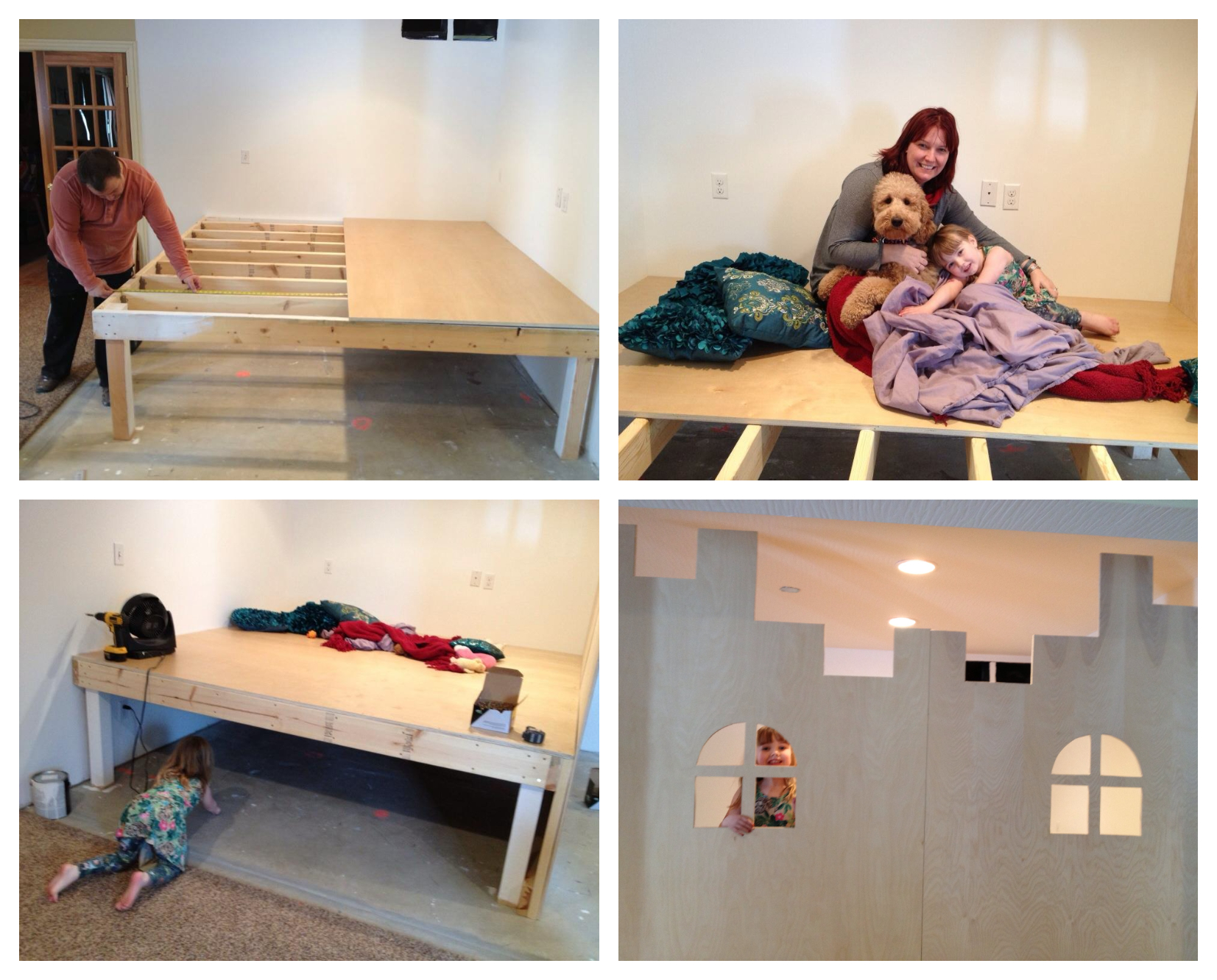 My hubby built our daughter an actual castle - Lewis Center Mom